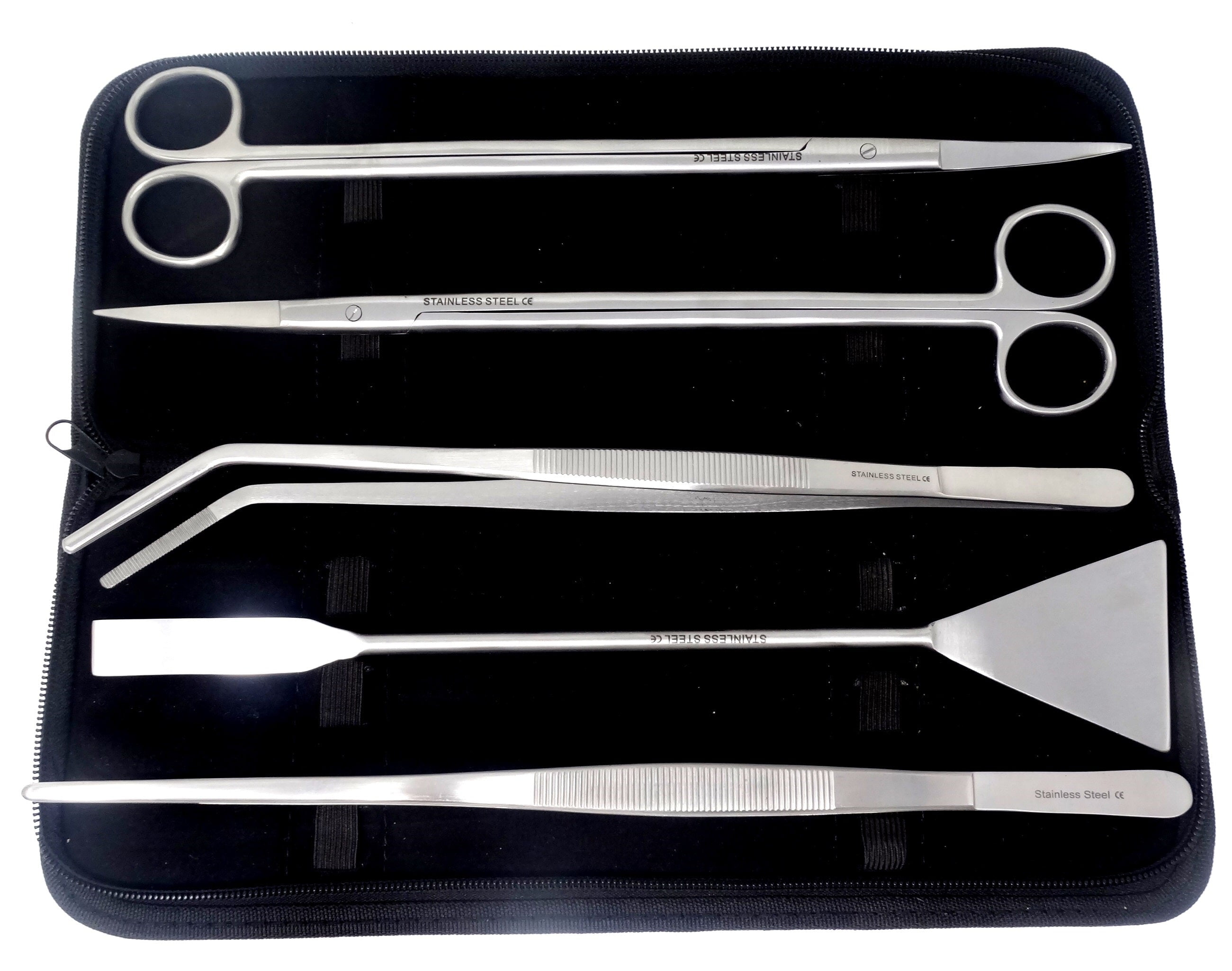 5 Pcs Aquarium Maintenance Aquatic Plant Tweezers Scissors Spatula Tool ...