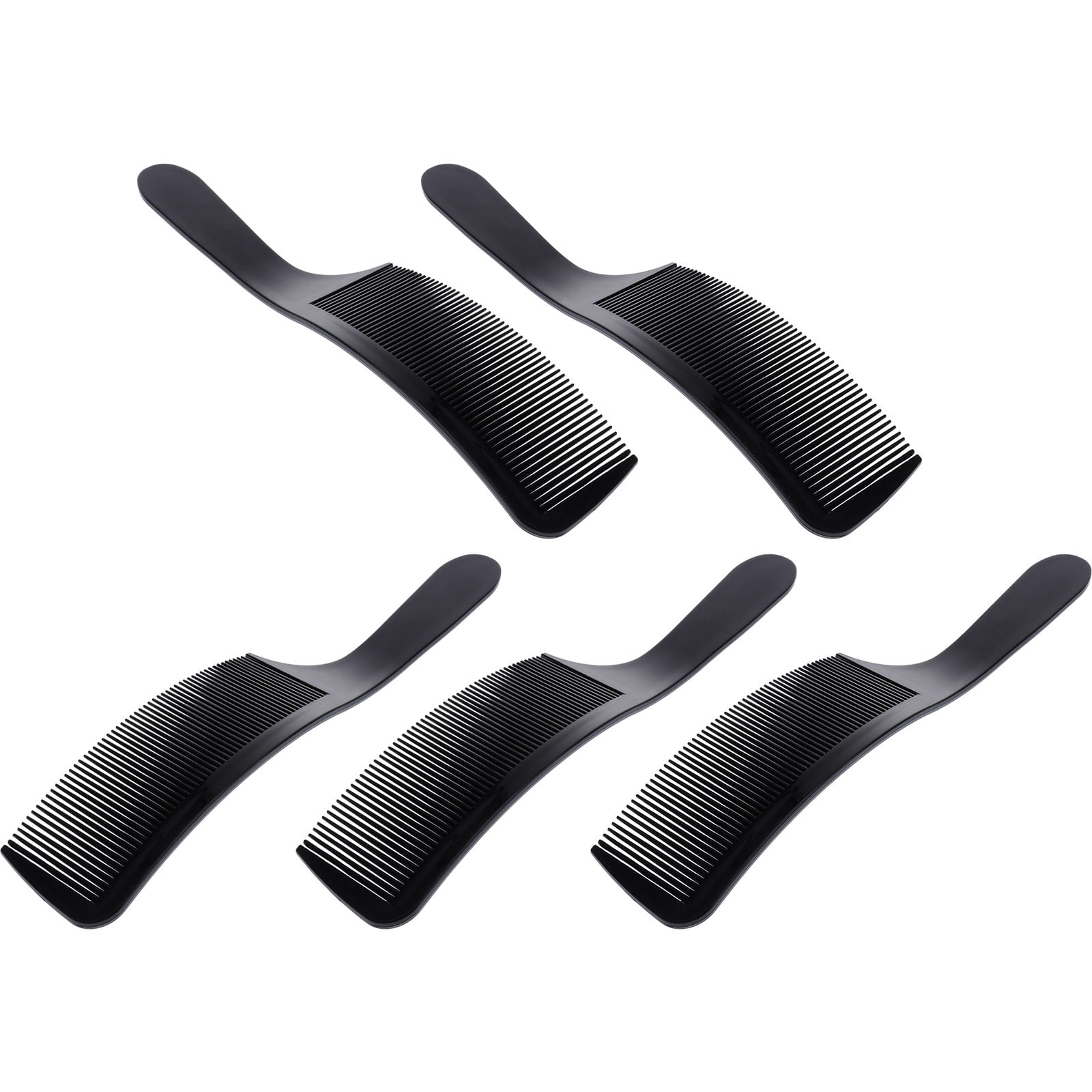 5 Pcs Arc Comb Hair Dressing Scissors Split End Trimmer Curved Travel ...