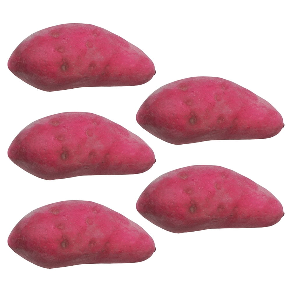 5 Pcs Artificial Plant Simulated Purple Sweet Potato Model Decoration ...