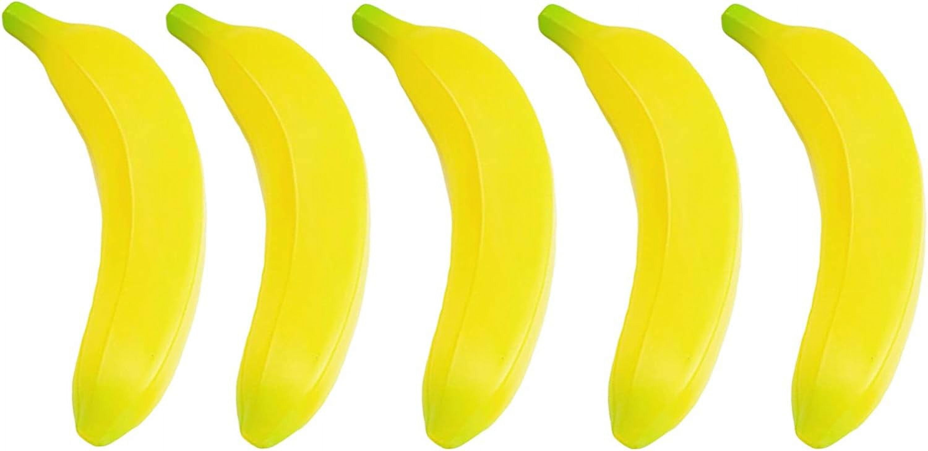 5 Pcs Artificial Yellow Bananas,Lifelike Simulation Fake Fruit Bananas ...