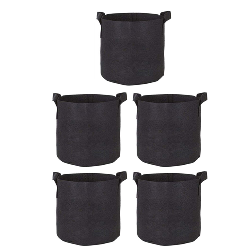 5 Pcs Bag Containers Fry Flower Nursery Bags Permeable Planting ...