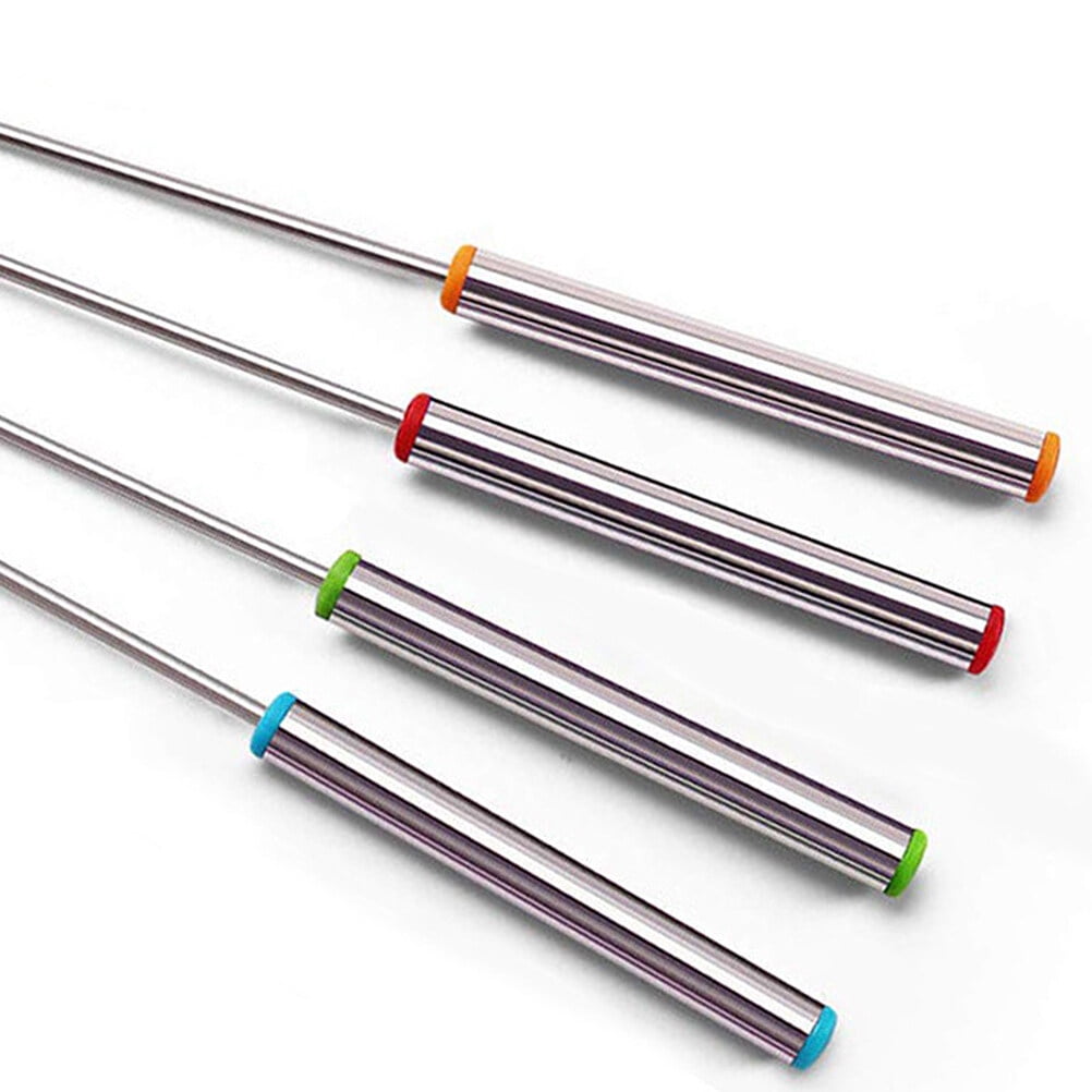 5 Pcs Baking Sticks Barbecue Forks Colorful Grill Fork Sausage Skewers ...