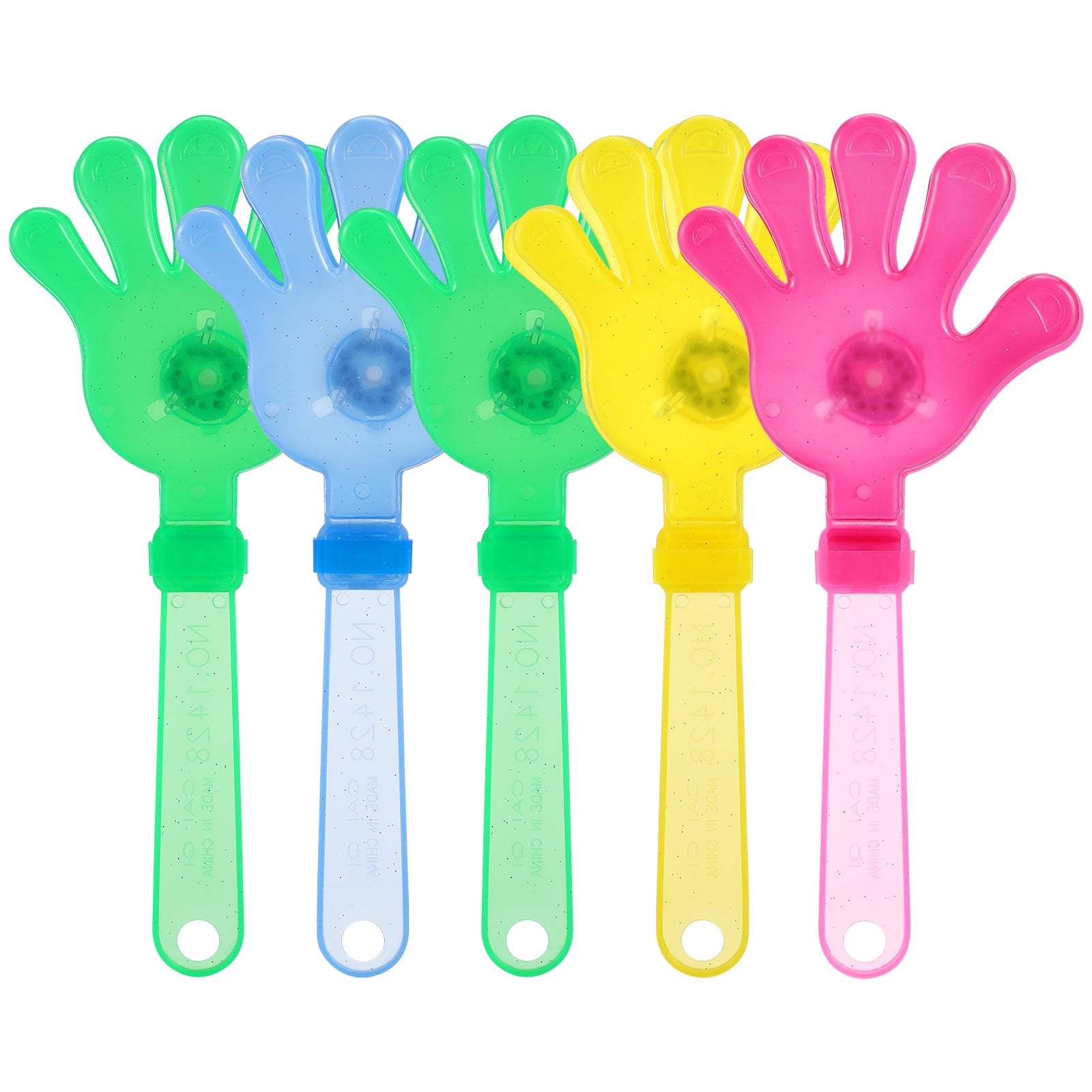 5 Pack Assorted Color LED Hands Clap Luminous Noisemaker for Party Use ...