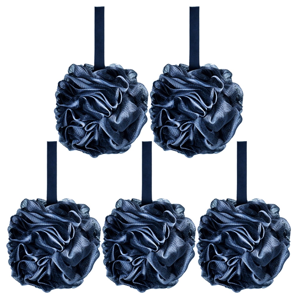 5 Pcs Bathing Balls Toy Storage Sponges Shower Travel Black - Walmart.com