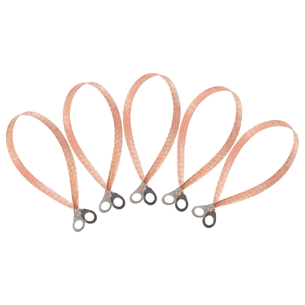 5 Pcs Battery Cable Ground Wire Grounding Straps Automotive Grounding ...
