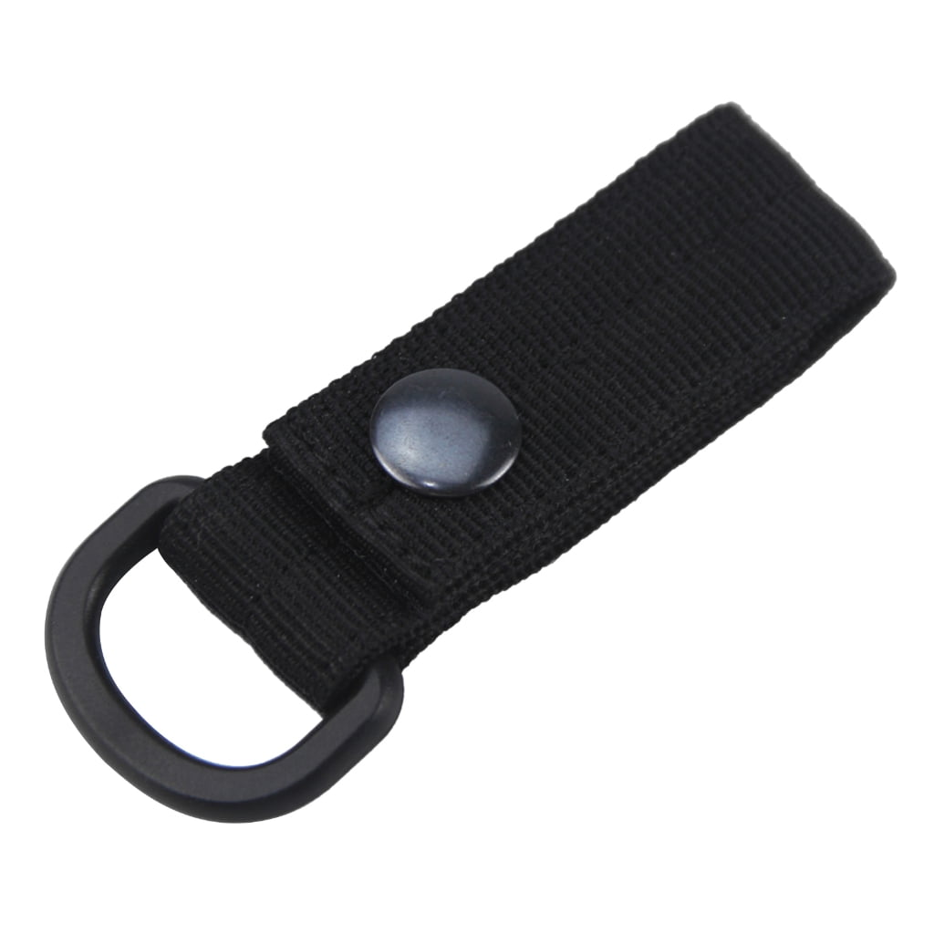 5 Pcs Belt Carabiner Loop Nylon Strap with D Rings Carabiner Loop Strap ...
