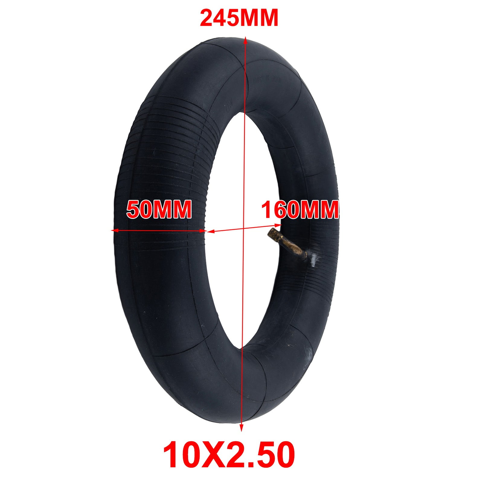5 Pcs Bicycle 10 Inch Inner Tube Electric Scooter Vacuum Tire Cycling ...