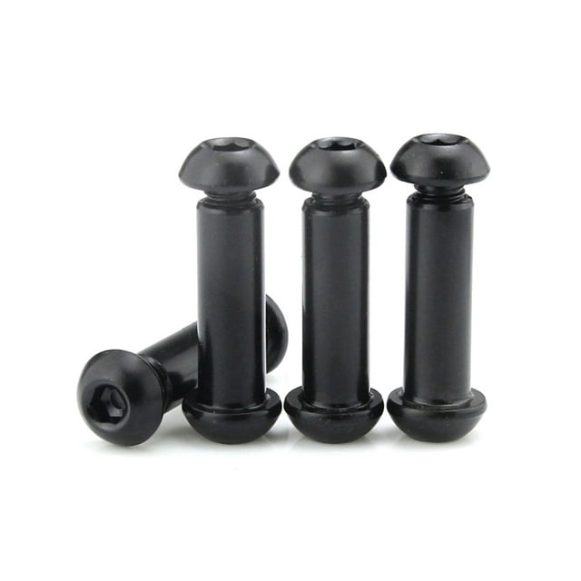 5 Pcs Black Carbon Steel Round Head Hexagonal Fastening Rivets 10X40mm ...