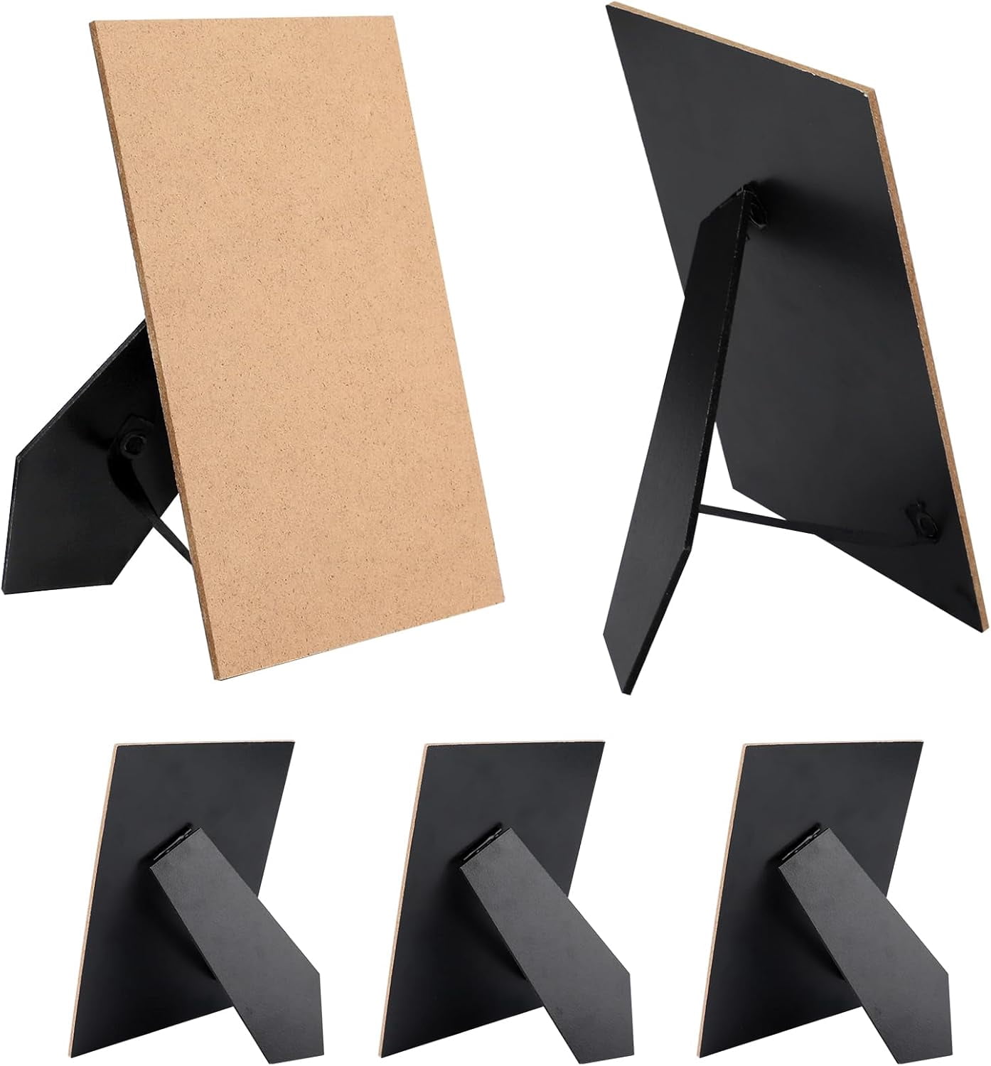5 Pcs Black Easel Back for Picture Frame 5x7 Inch,Replacement Photo ...