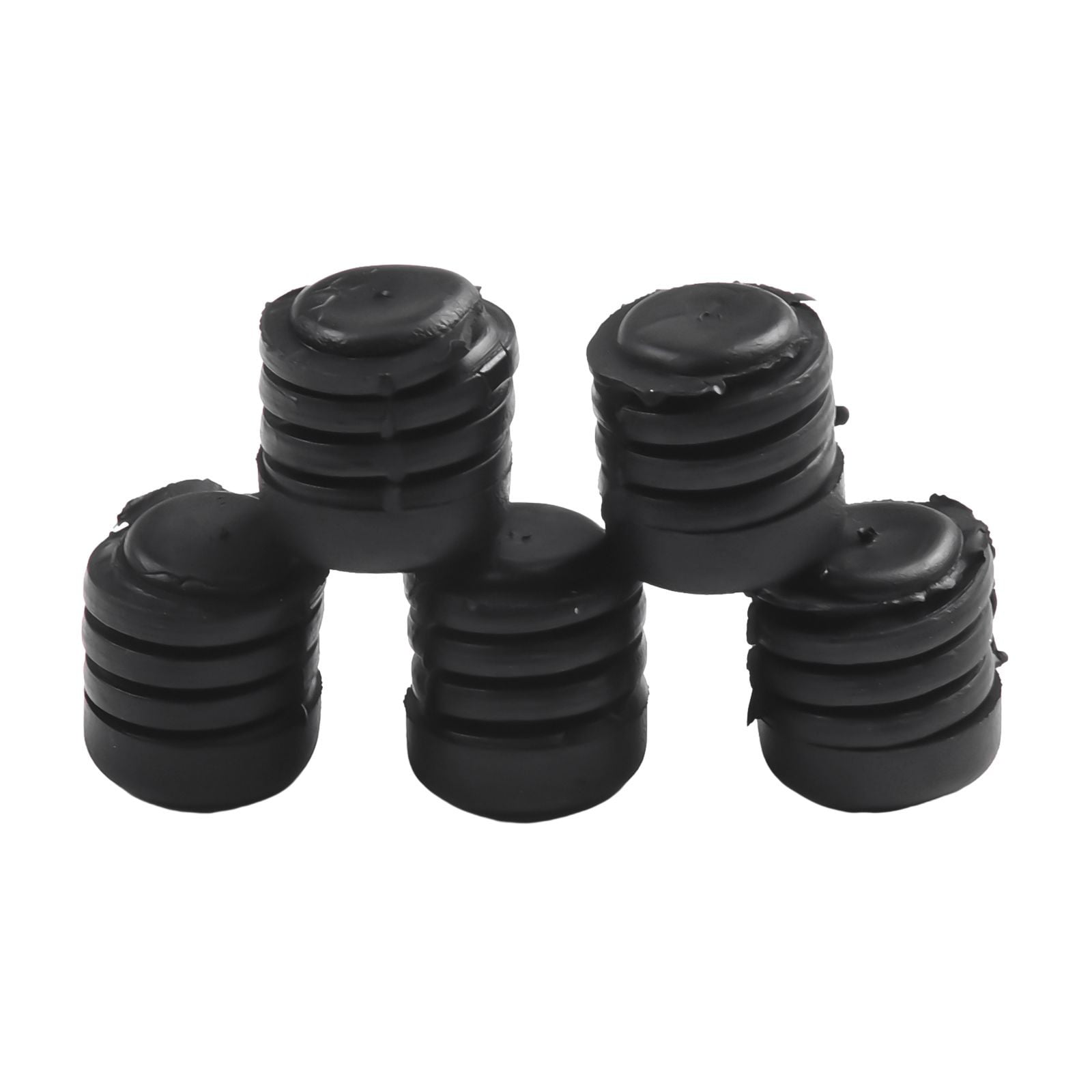 5 Pcs Black Rubber Car Bonnet Rubber Buffer Hood Washer Bumper Parts ...