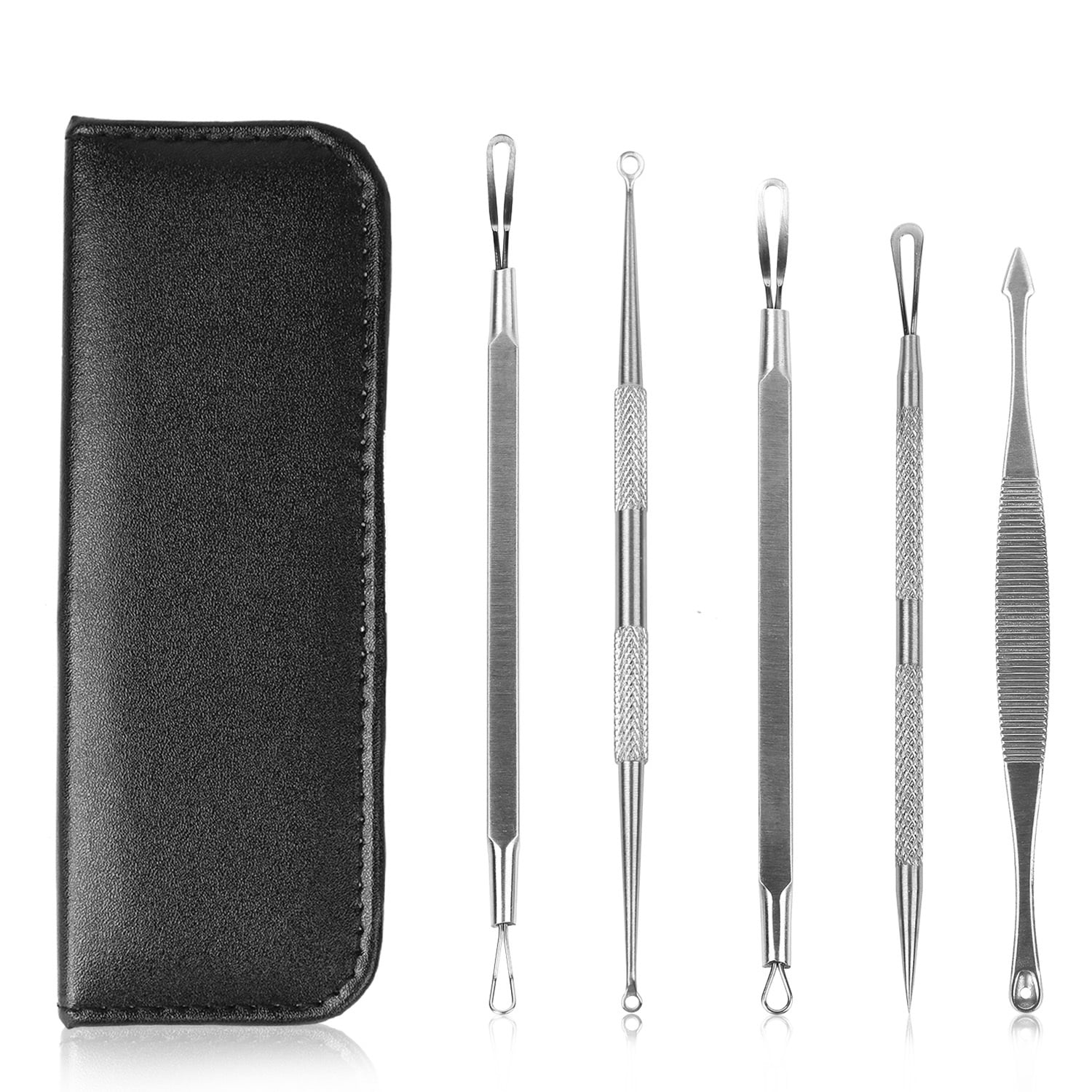 GPCT Pimple Blackhead/Blemish Remover and Extractor Kit (5 Piece Tool ...