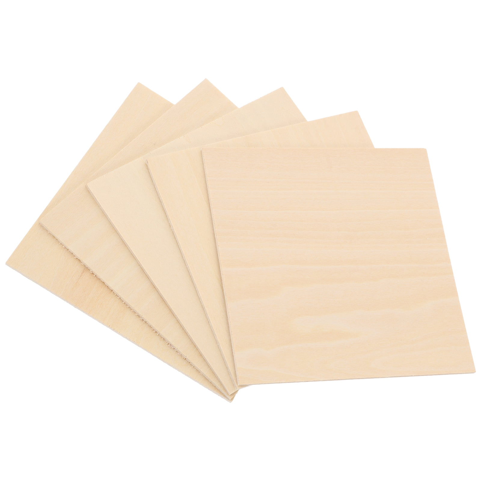 5 Pcs Board Unfinished Wood Handcraft Accessories Wooden Plank Crafts ...