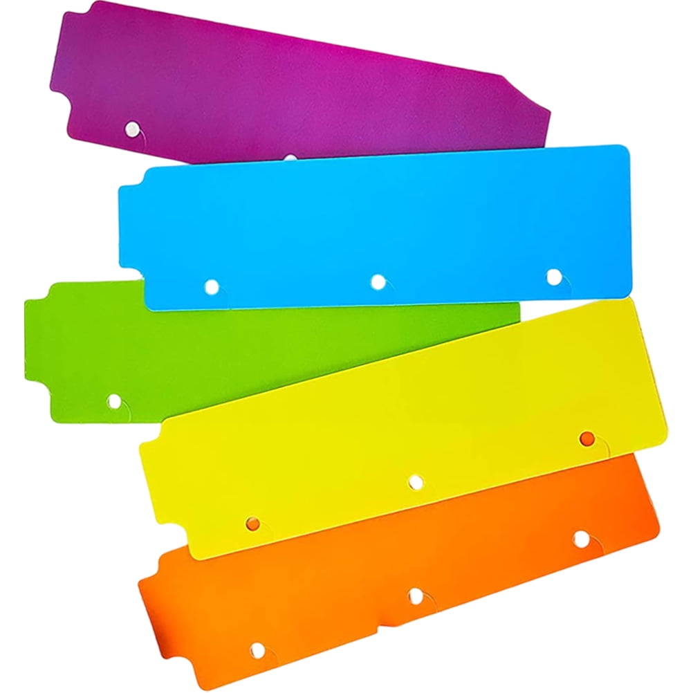 5 Pcs Bookmark Mini Binder Divider Snap-in Bookmark 3-ring Loose-leaf ...