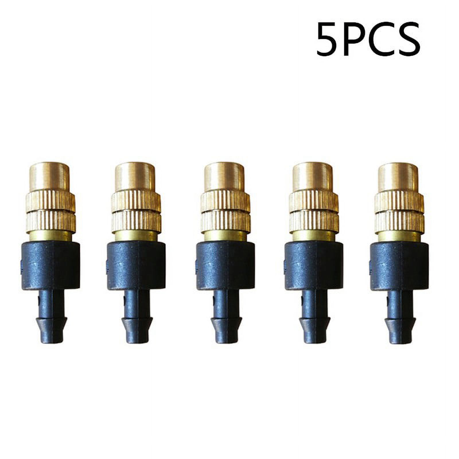 5 Pcs Brass Fog Mist Nozzle Misting Fogging Cooling Spray Sprinkler ...