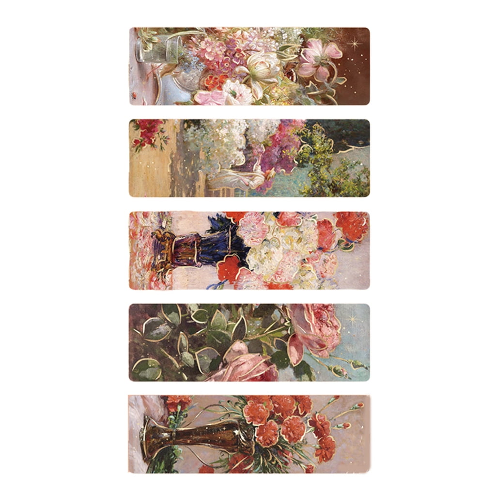 5 Pcs Bronzing Bookmarks PVC Bookmarks Ancient Style Page Marker ...