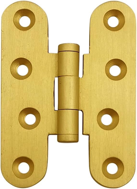 5 Pcs Brushed Brass Deco Brass Furniture Decorative Door Hinges ...