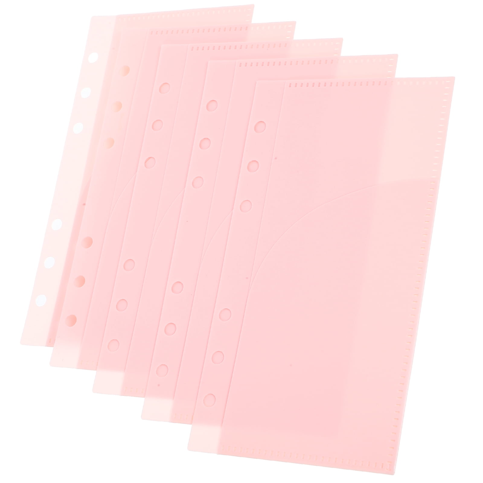 CHICHUMID Portable Binder Inserts for Documents 5Pcs 6.7X3.7X0.04In ...