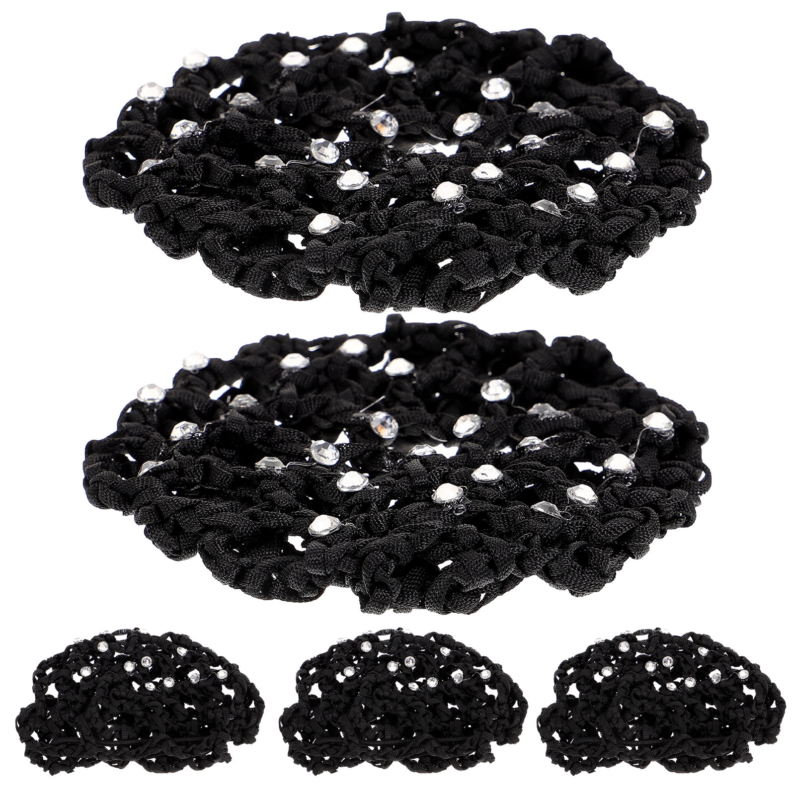 TEHAUX Elegant Hair Nets Crystal for Air Hostess and Hotel Waitress ...