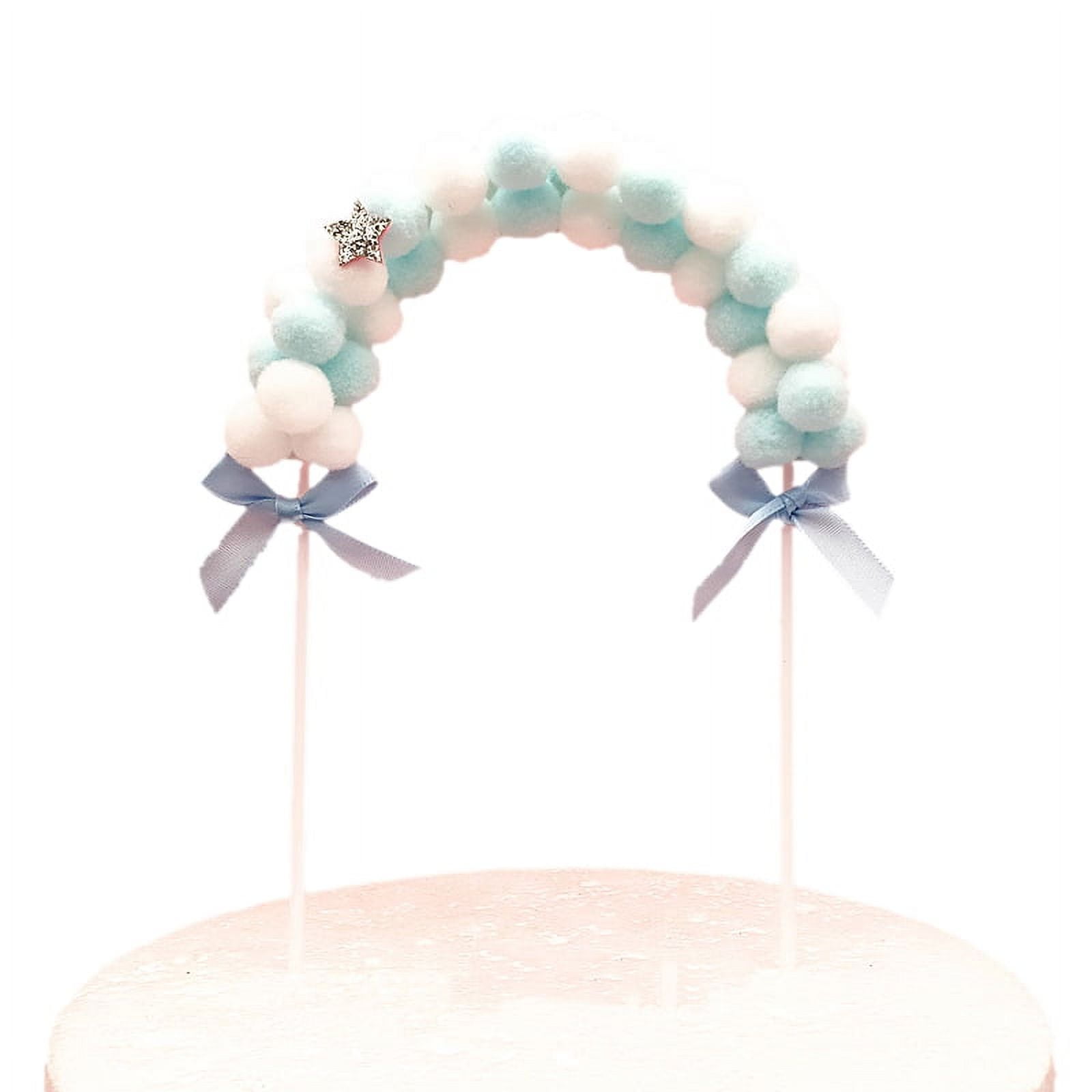 5 Pcs Cake Balls Arch Topper Top Semicircle Decorations Birthday Cake ...
