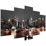 5 Pcs Canvas Wall Art Decor Picture Simple Fashion Decorative Painting ...