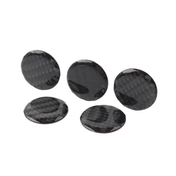 5 Pcs Car Door Handle Push Button Knobs Cover Decoration Trim Sticker ...