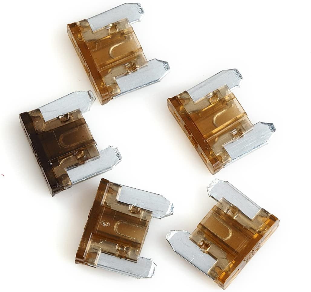5 Pcs Car Truck Mini Low Profile Atm Style Fuse W/ 7.5 Ampere Auto Car ...