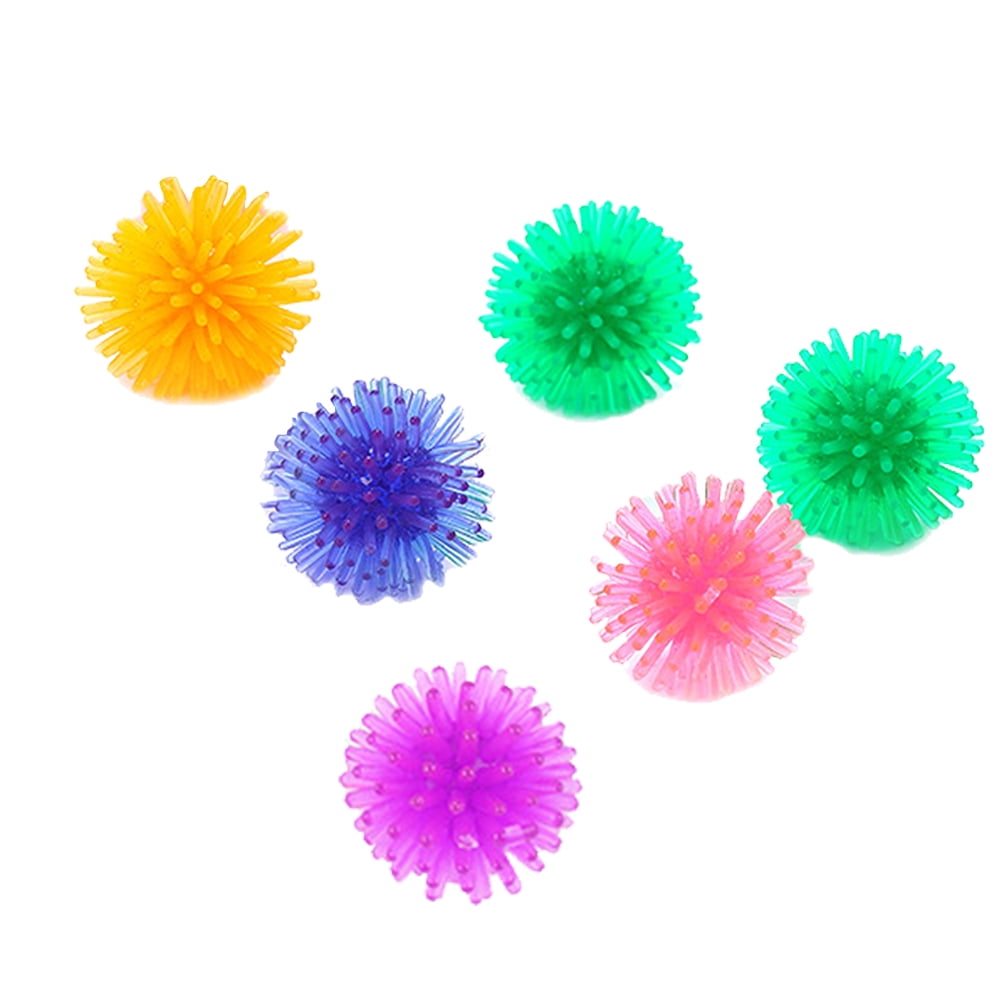 5 Pcs Cat Prickly Ball Toy Toys Pet Supplies Puppy Teething Ball-shape ...