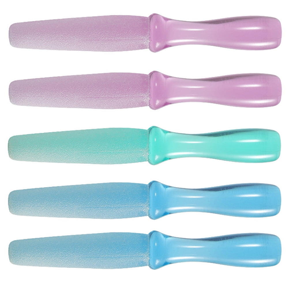 WHAMVOX Foot File Plastic 5Pcs 5.7x0.8in For Ladies Men Elders Home Use ...