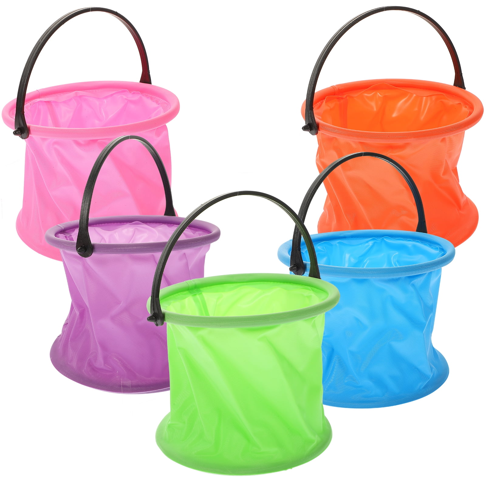5 Pcs Children's Toys Kids Beach Buckets and Shovels Travel - Walmart.com