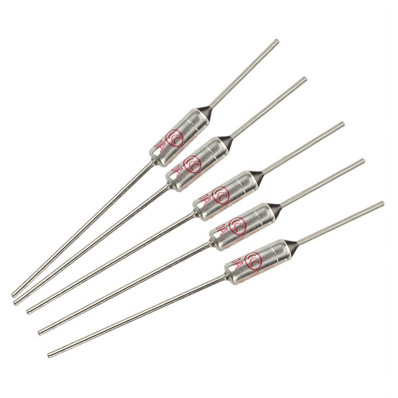 5 Pcs Circuit Cut TF 185 Celsius 250V 10A Temperature Thermal Fuses ...