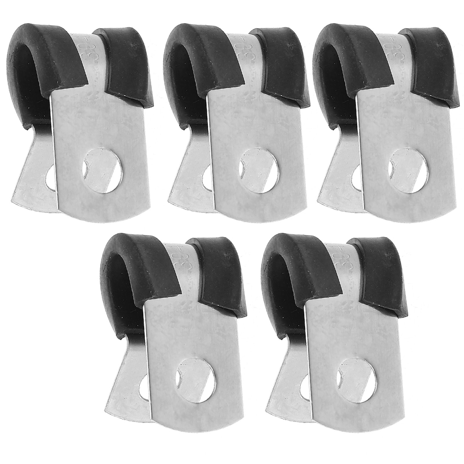5 Pcs Clamp Gluesticks Cable Holder Clip Stainless Steel Wire Clips ...