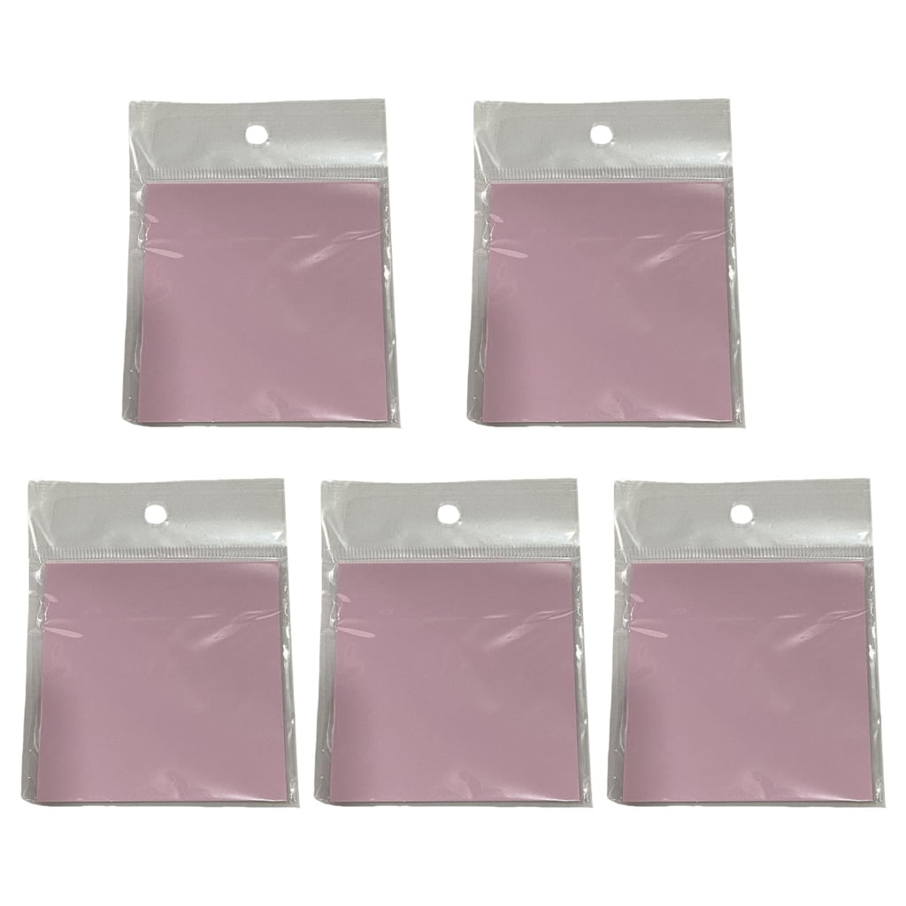 5 Pcs Clear Memos Pad Adhesive Sticking Note Macaroon Color Notepads ...