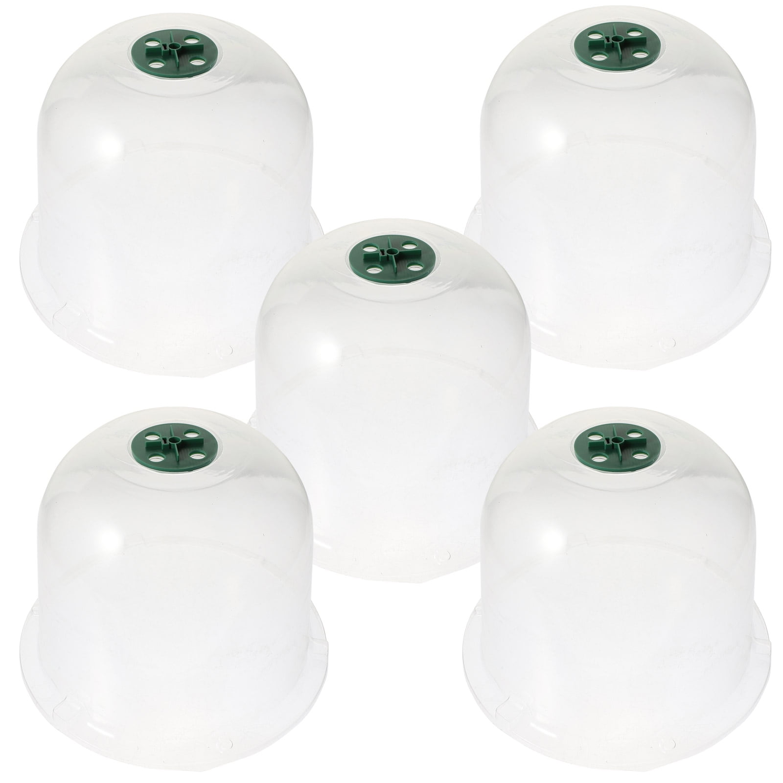 5 Pcs Clear Outdoor Plant Insulation Cover Mini Greenhouse for Plants ...
