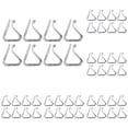 5 Pcs Clear Plastic Tablecloth Holder Clips, Sturdy Transparent ...