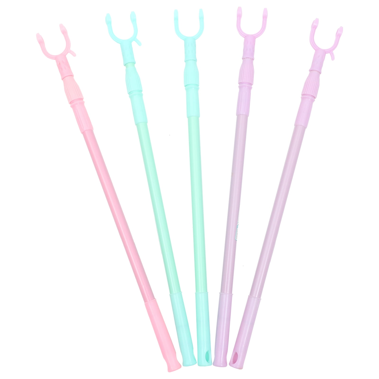 5 Pcs Clothes Line Prop Pole Washing Household Clothesline Rod ...