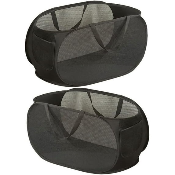 5 Pcs Collapsible Laundry Baskets Opening Laundry Hamper Foldable ...