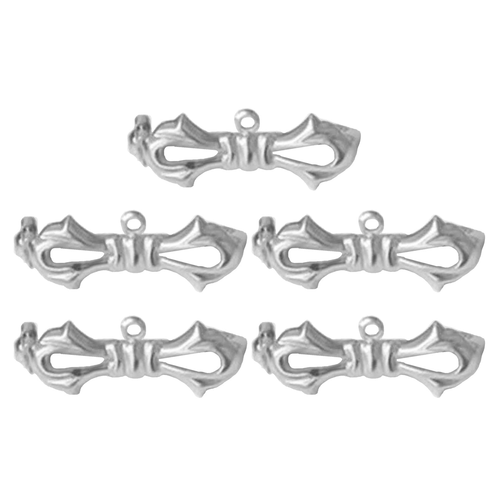 5 Pcs Collar Fixed Pin Bowknot Brooch Female High-end Pin Small ...