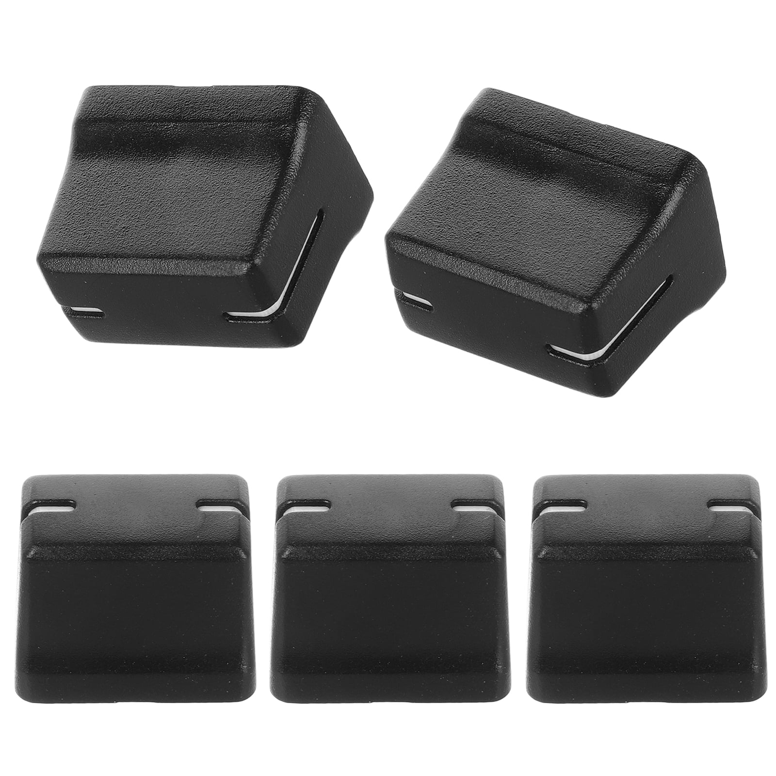 5 Pcs Console Mixer Slider Fader Knob Cap Potentiometer Black - Walmart.com