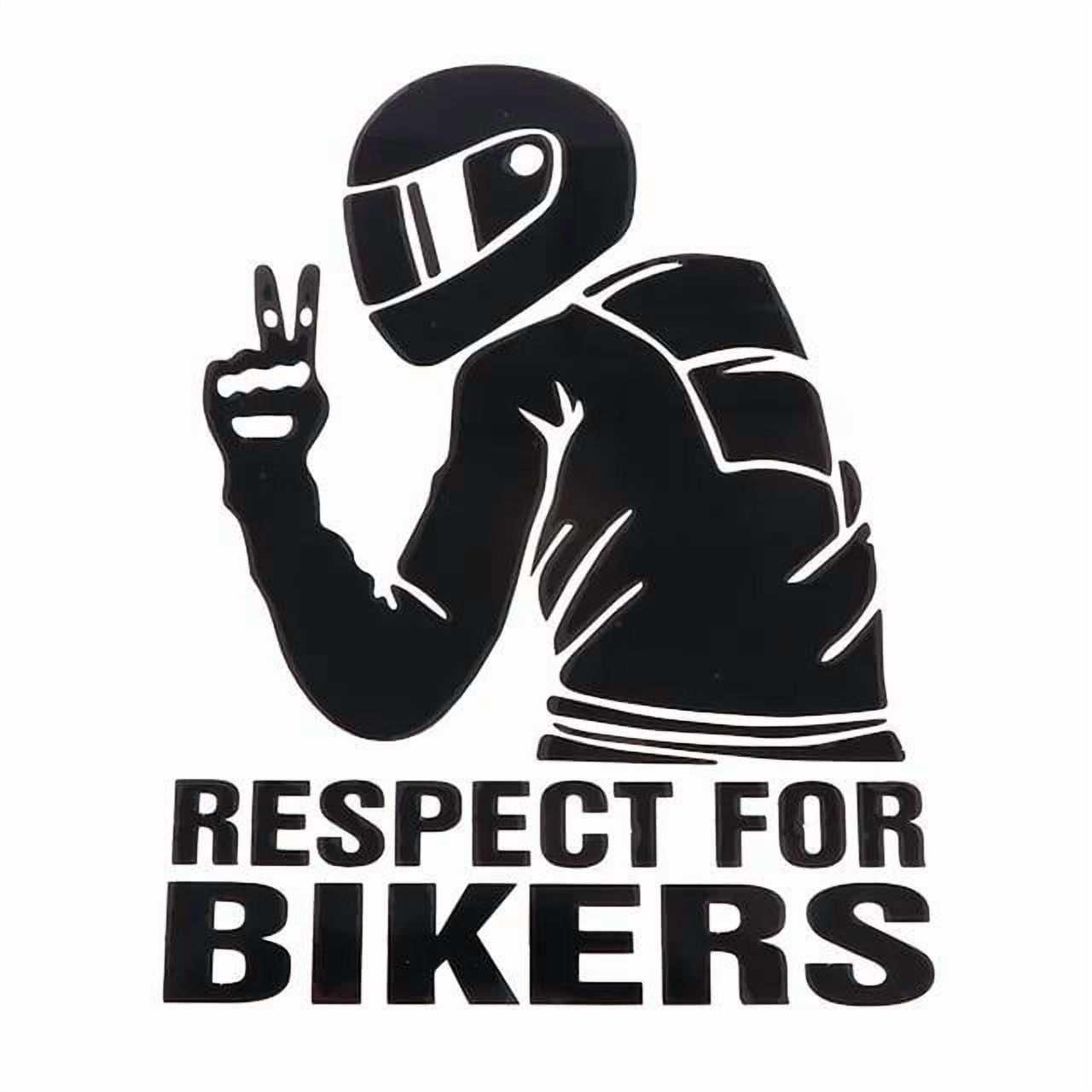 5 Pcs Cool Motorcycle Funny Helmet Stickers Bikers Rocker Decal ...