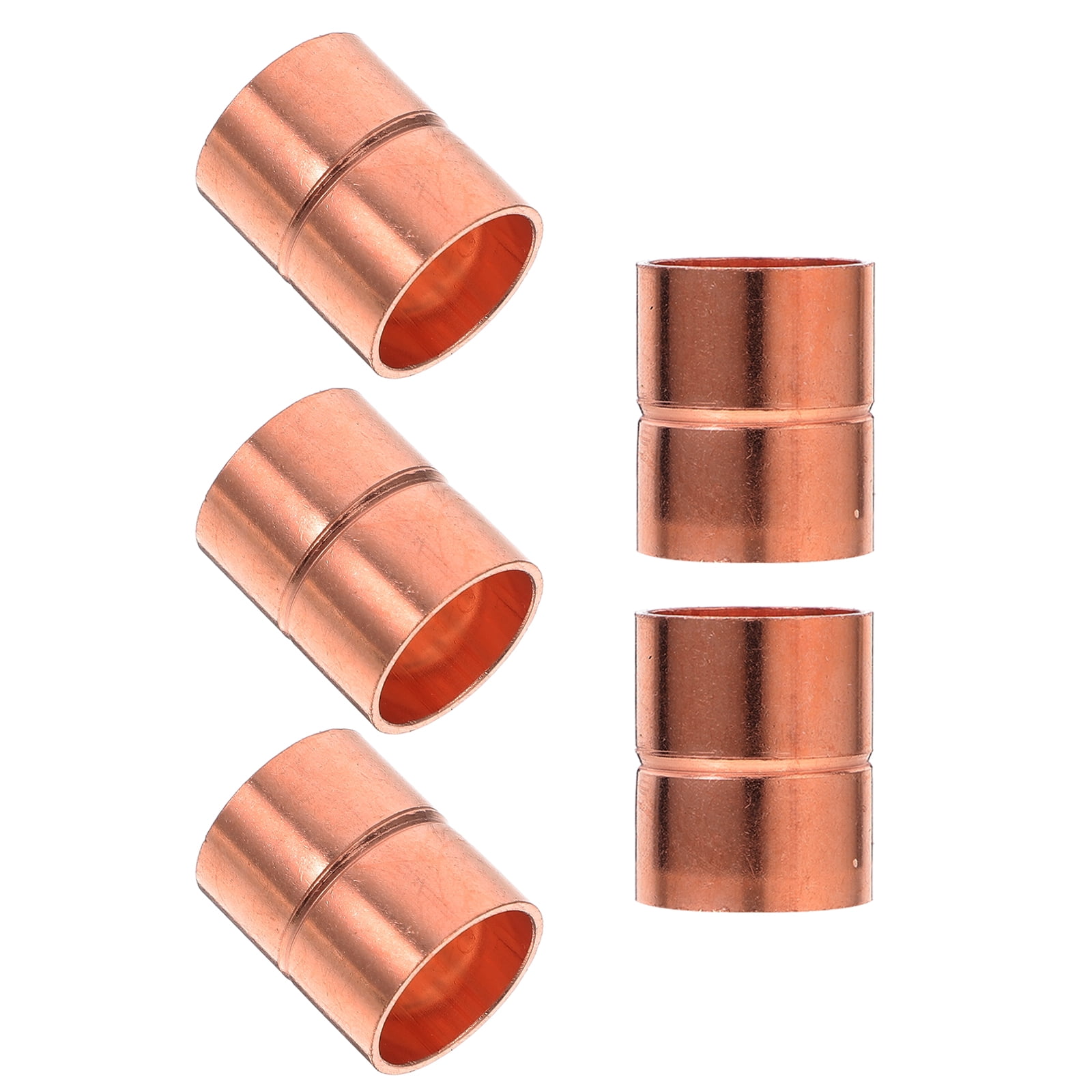 5 Pcs Copper Pipe Joint Connection Connector Air Conditioner ...