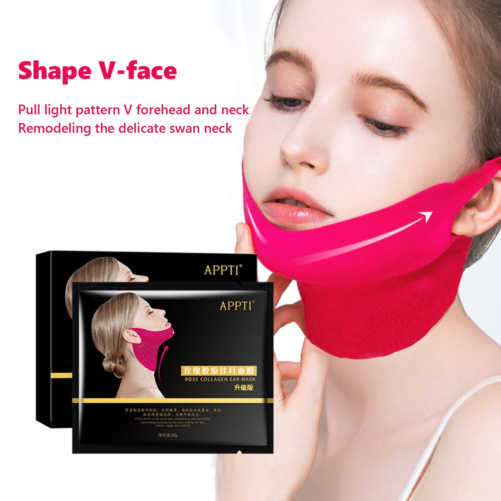 5 Pcs Crazy Lift Chin Neck Mask - 2023 New V Line Lifting Mask Double ...