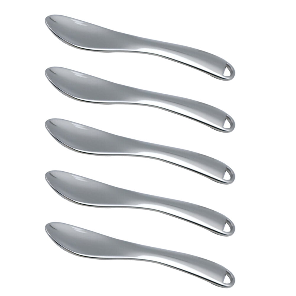 5 Pcs Cream Cosmetic Beauty Spoon Portable Makeup Tools 6.5X1.3X0.3CM ...