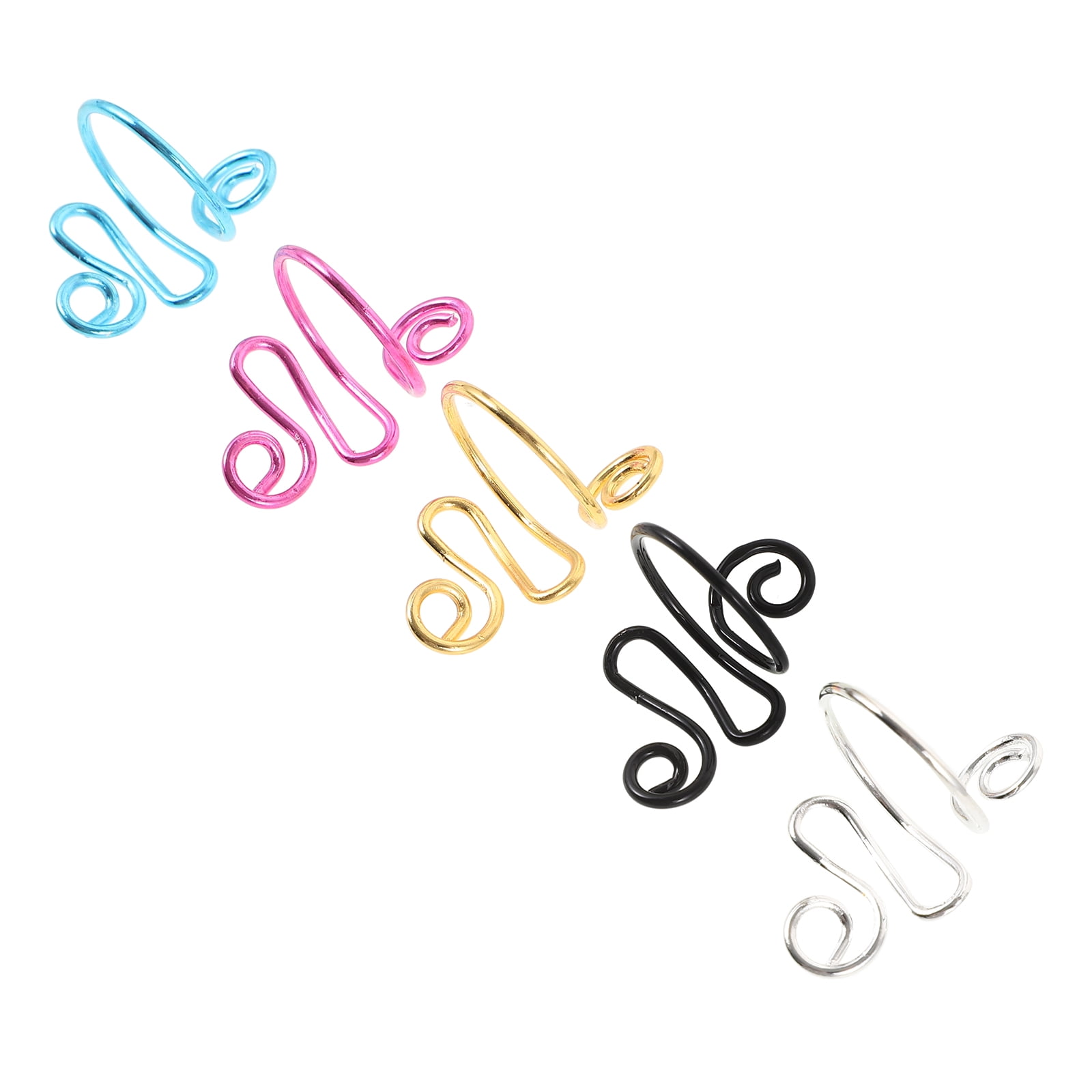 5 Pcs Crochet Yarn Guide Rings Cast Iron Accessories Knitting Loops Men ...