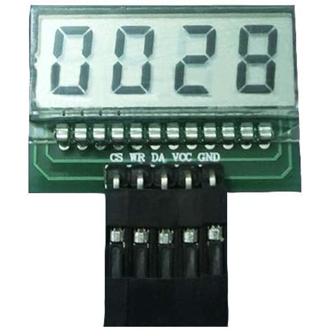5 Pcs Custom Segment Lcd Module Ht1621 Lcd Driver Low Power Consumption 33v 5v Universal 4