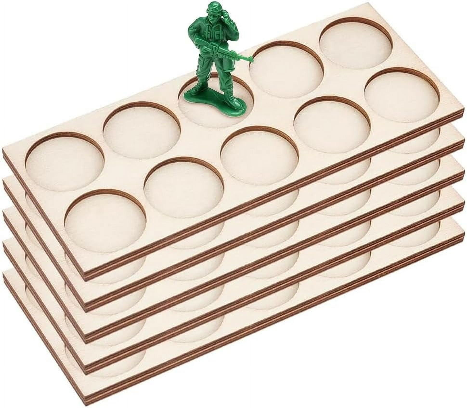 5 Pcs for DIY 25mm/1inch Ring War Unit Tray 10-Hole Skirmish Movement ...