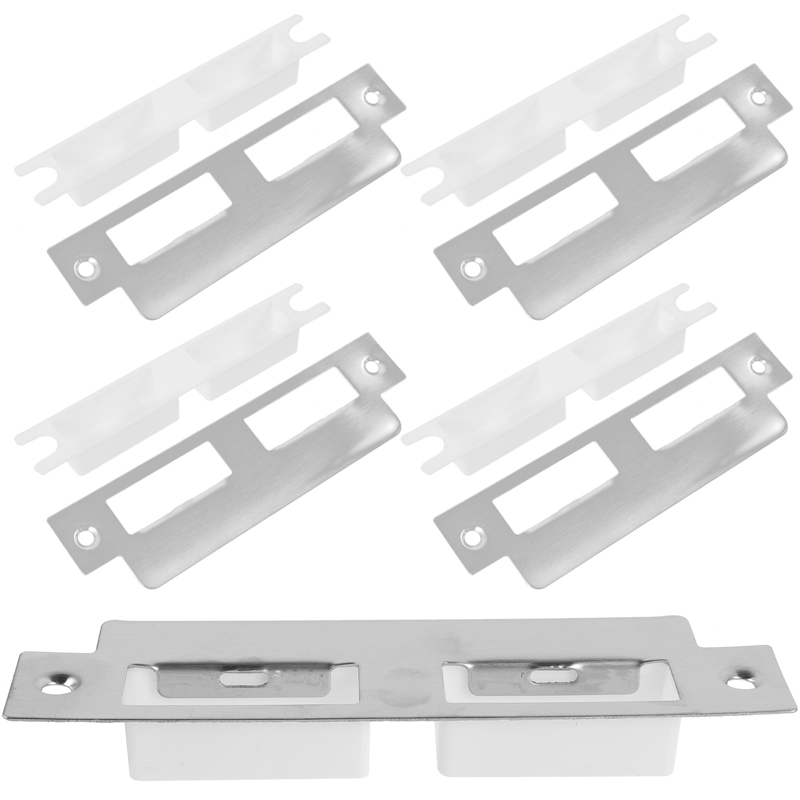 5pcs Door Security Devices Deadbolt Strike Plates for Interior Doors ...