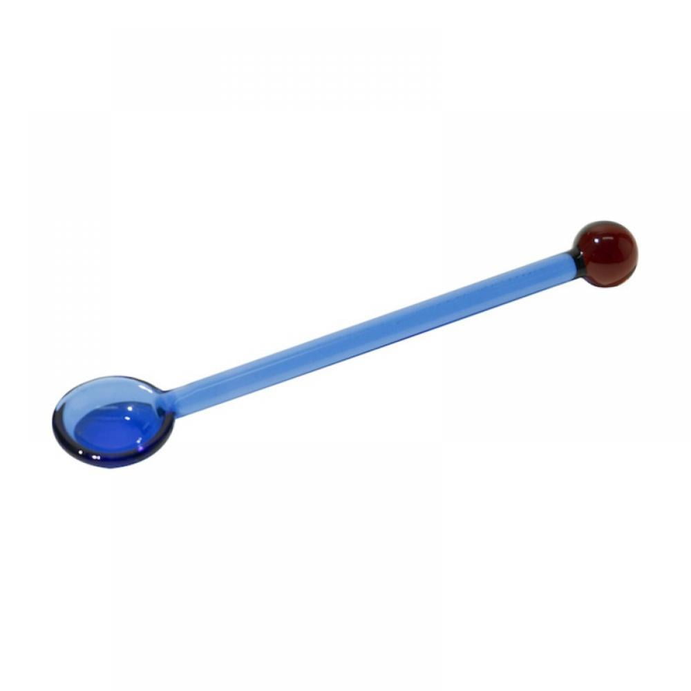 5 Pcs Glass Stirring Spoons,6.5 Inches Coffee Spoon Mixing Rod For ...