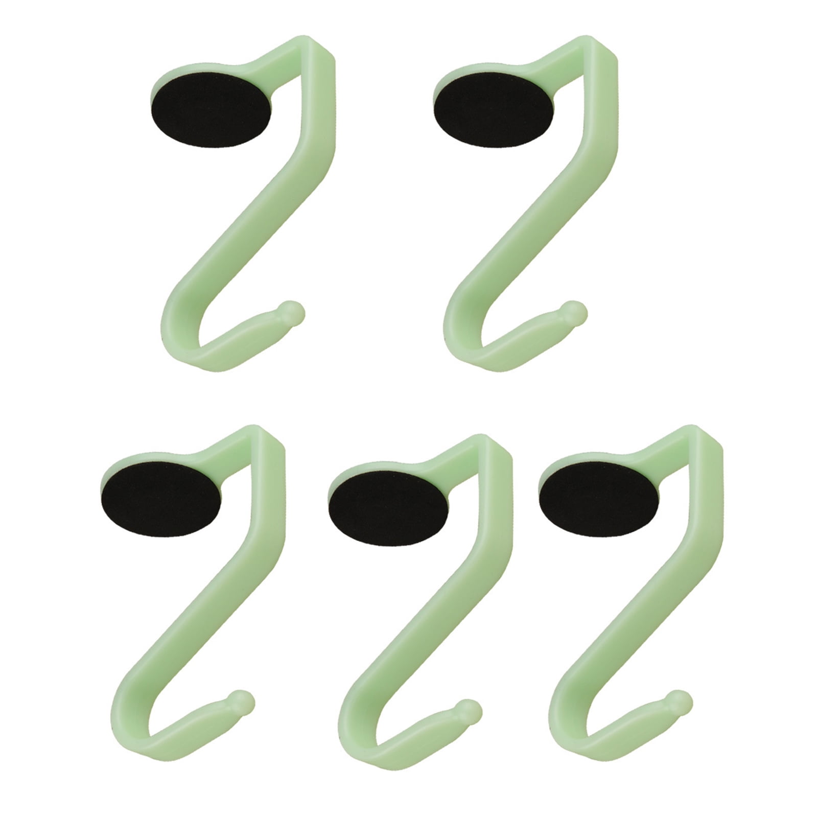 5 Pcs Desk Hanging Hooks Strong Load-bearing Punch-free Firm Support ...