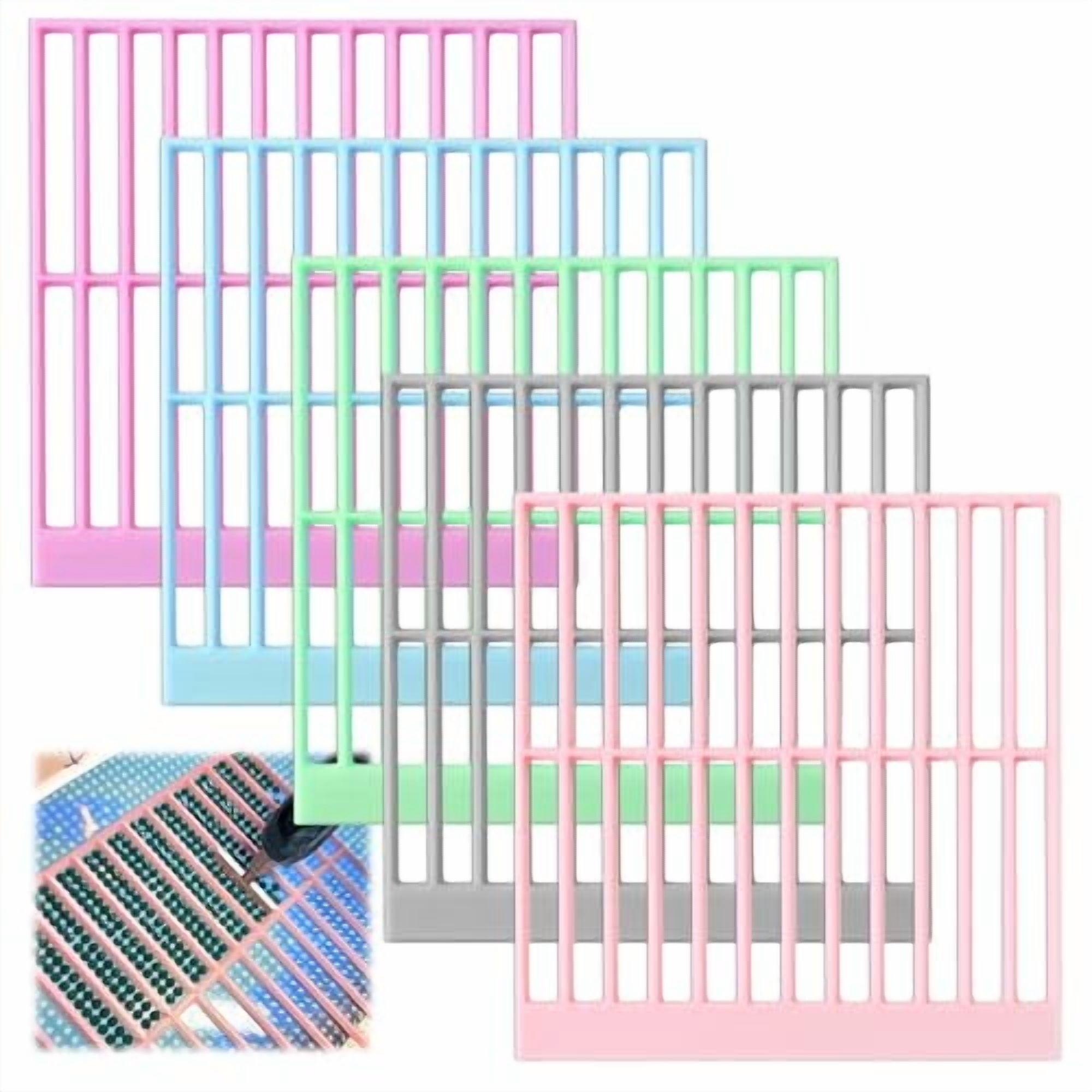 5 Pcs Diamond Painting Ruler Set, Precision Ruler Tool for Diamond Art ...