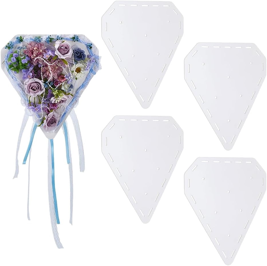 5 Pcs Diamond Shape Heavy Duty Homecoming Mum Supplies 13.77x12.6inch ...